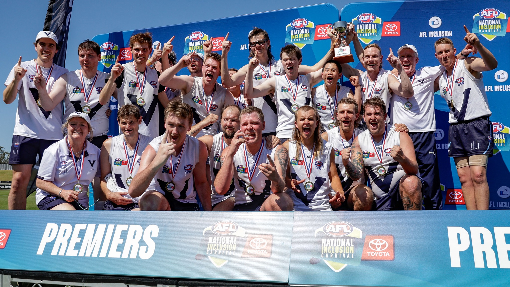 Barwon All-Abilities players take victory in AFL Inclusion Cup