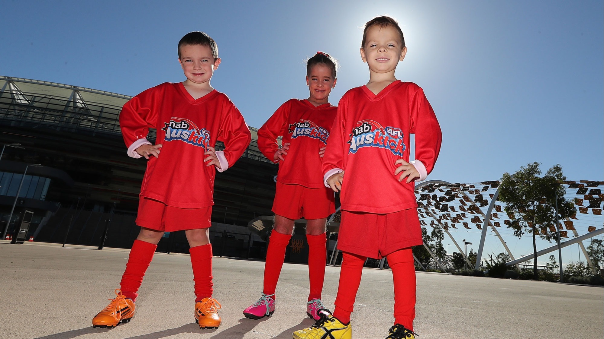 Footy is back for kids as auskick returns