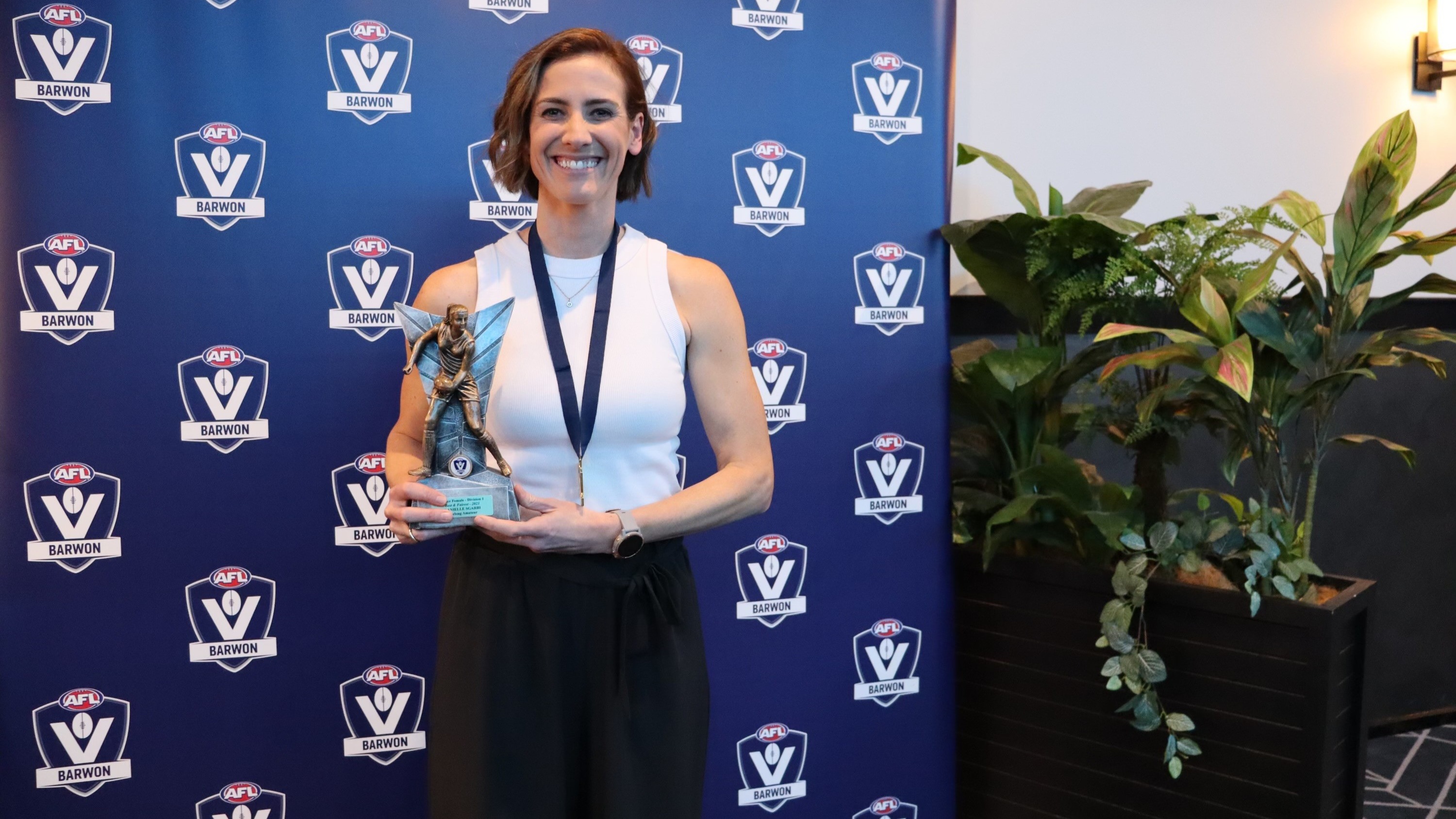 Sgarbi crowned with maiden league best and fairest medal