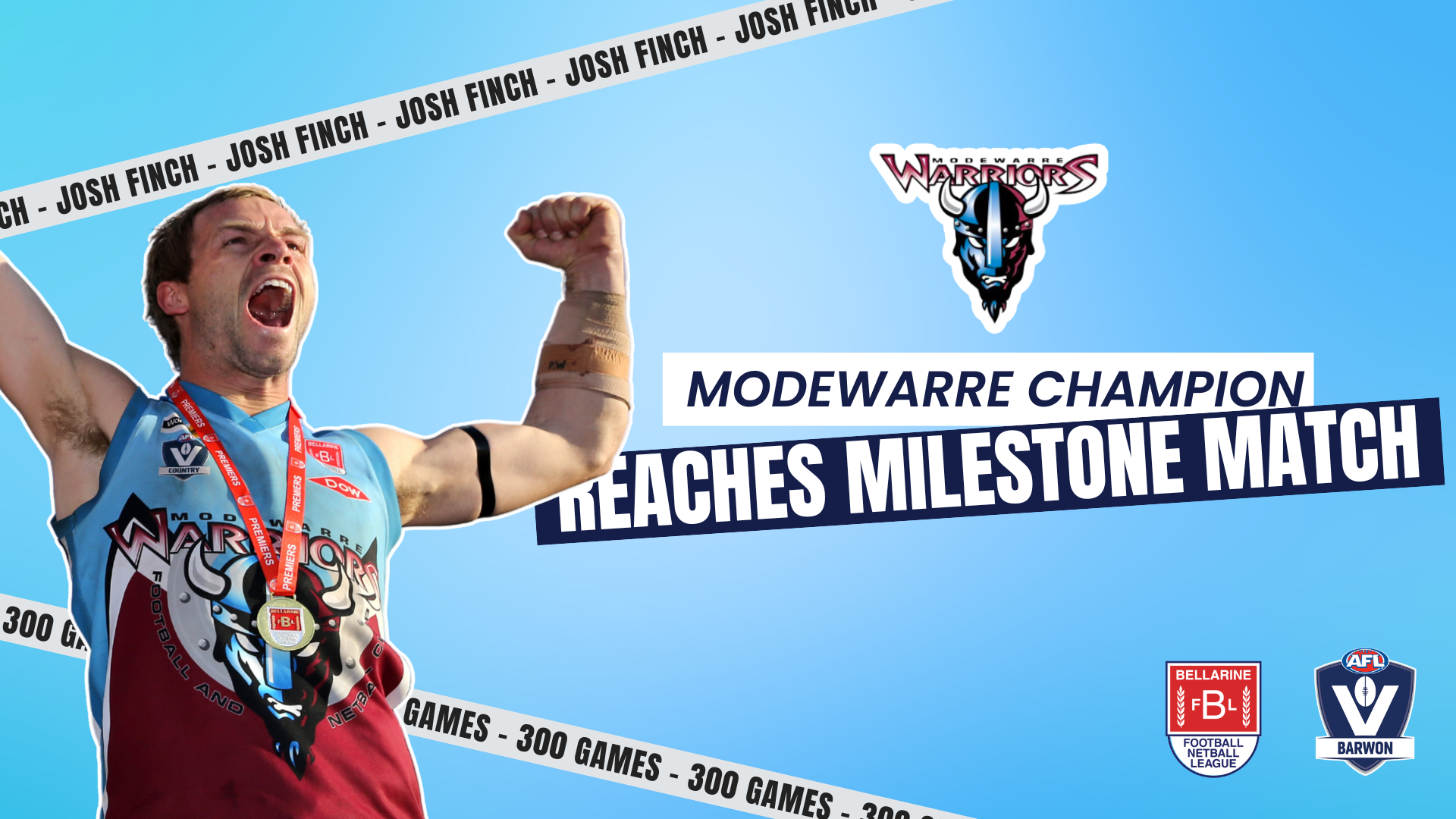 Modewarre champion reaches 300 matches